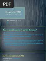 RPI and RPA Concept | PDF | Dentures | Dentistry Branches