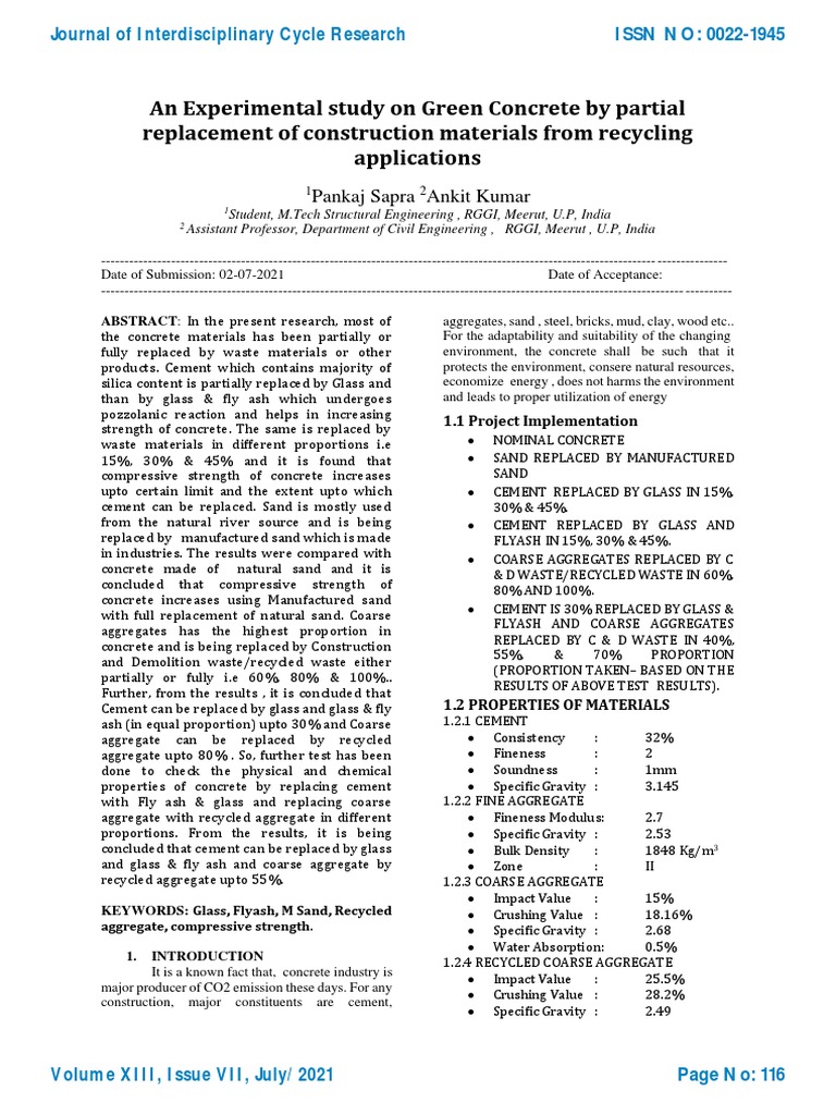Concrete Journal | PDF | Concrete | Construction Aggregate