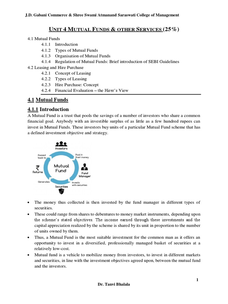 M-Unit 4 BIF New MF HP | PDF | Investment Fund | Lease