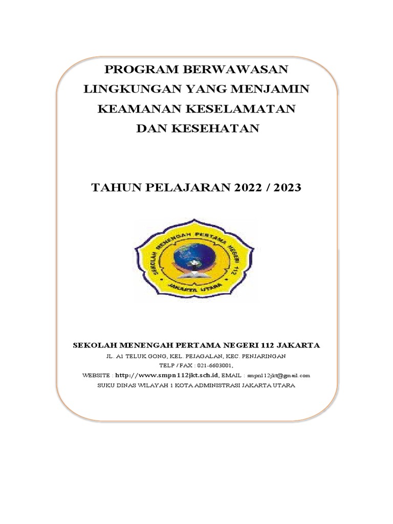 Kebersihan dan Keamanan SMPN 112 Jakarta | PDF