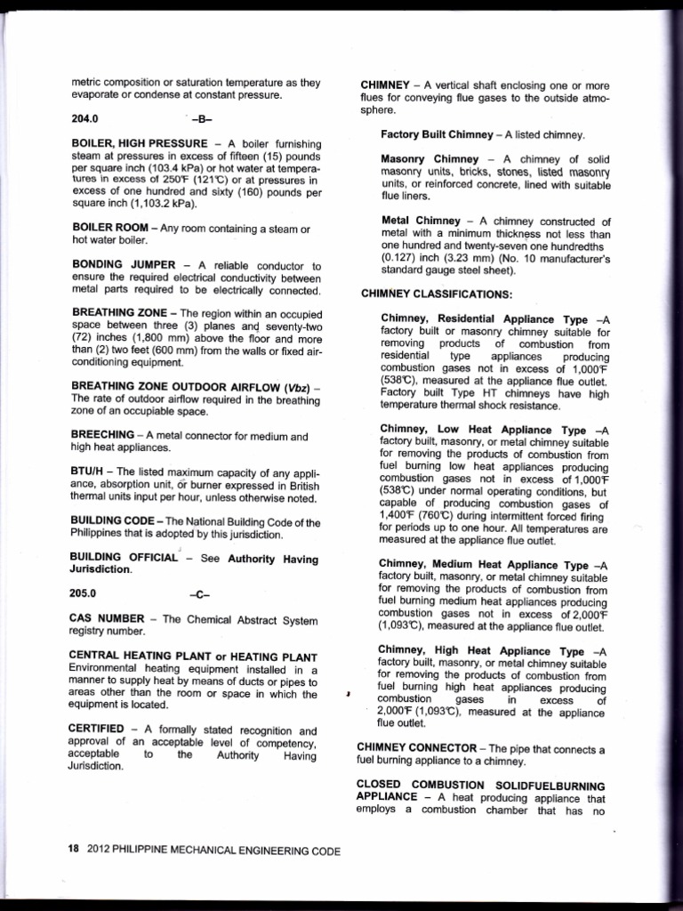 IMG - 0020 PSME Code 2012 18 | PDF | Chimney | Combustion