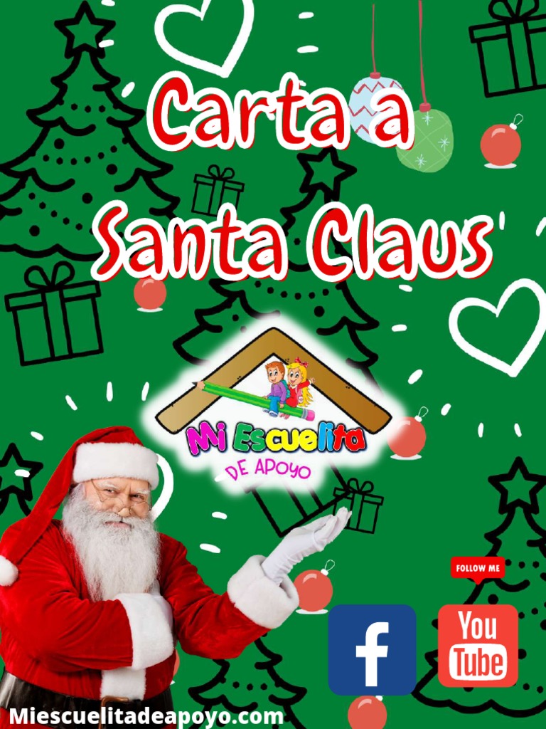 Carta A Santa Claus | PDF | Papá Noel