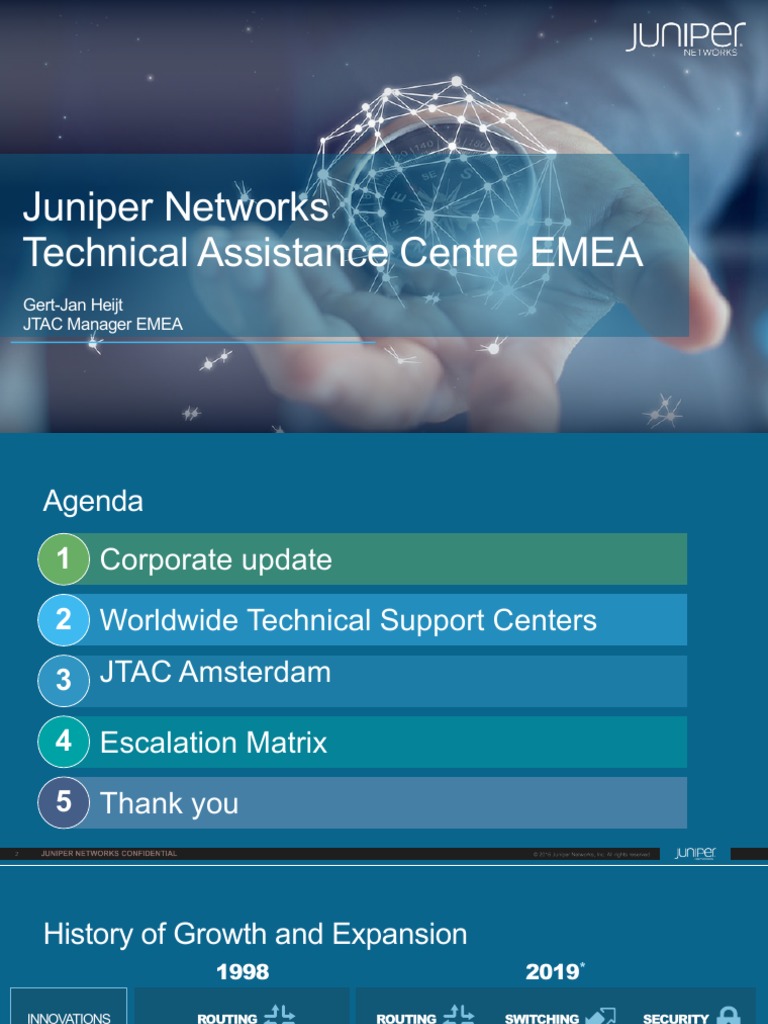 JTAC EMEA Overview 2019-Partners | PDF | Juniper Networks | Computer ...