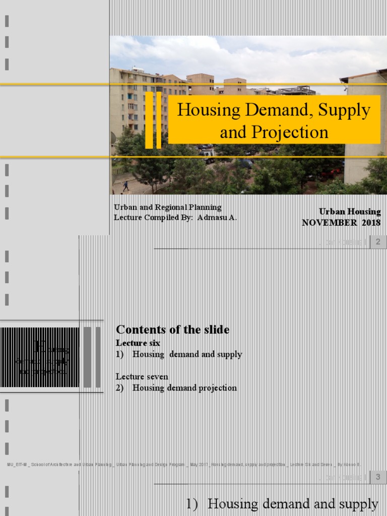 Housing | PDF | Supply And Demand | Urban Planning