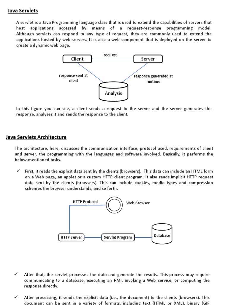 Servlet | Download Free PDF | Networking | Internet & Web