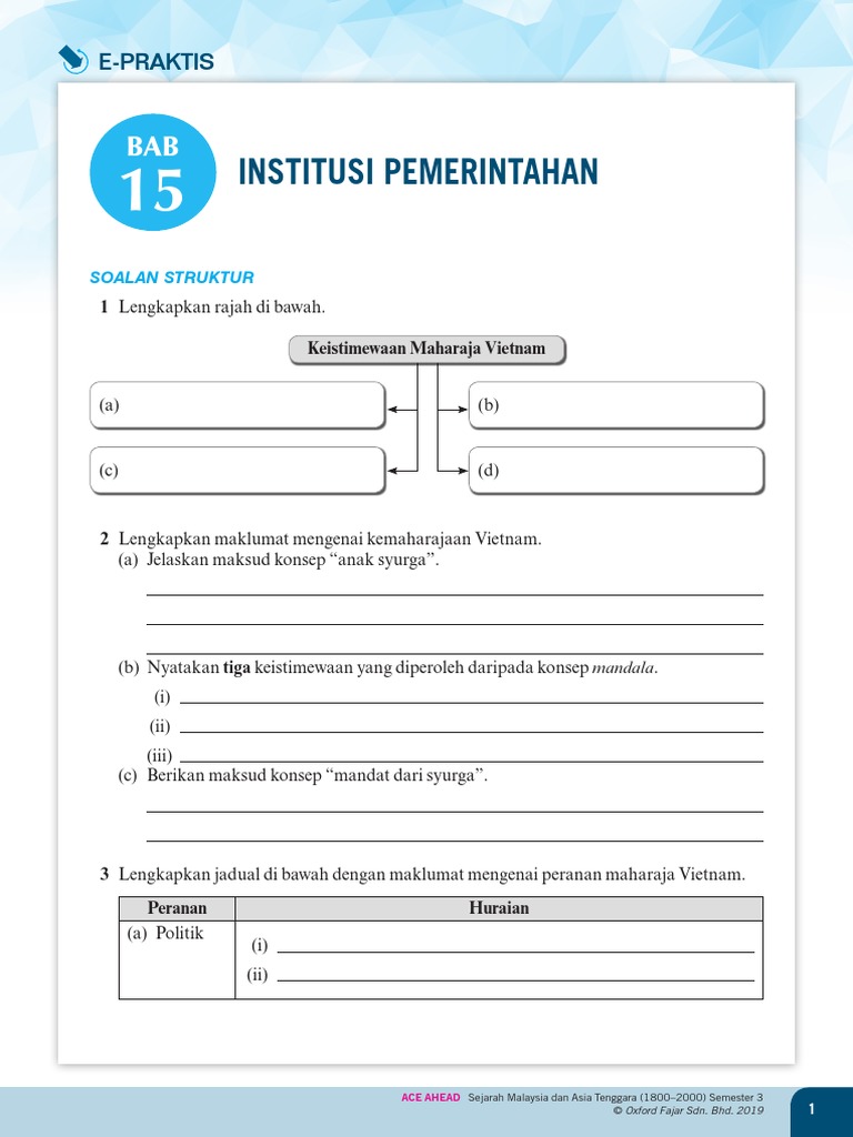 CW - AA - STPM - Sej Msia AT Eprak B15 | PDF