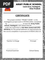 Phe Certificate | PDF