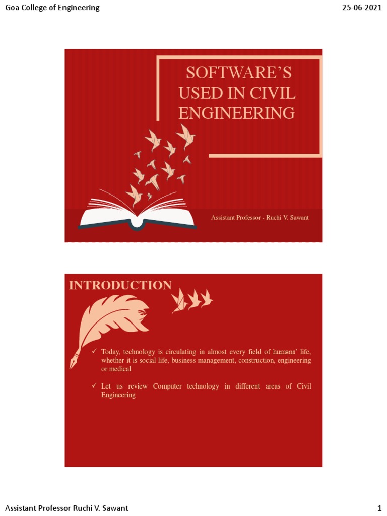 2.softwares Used in Civil Engg | PDF | 3 D Computer Graphics | Computer ...