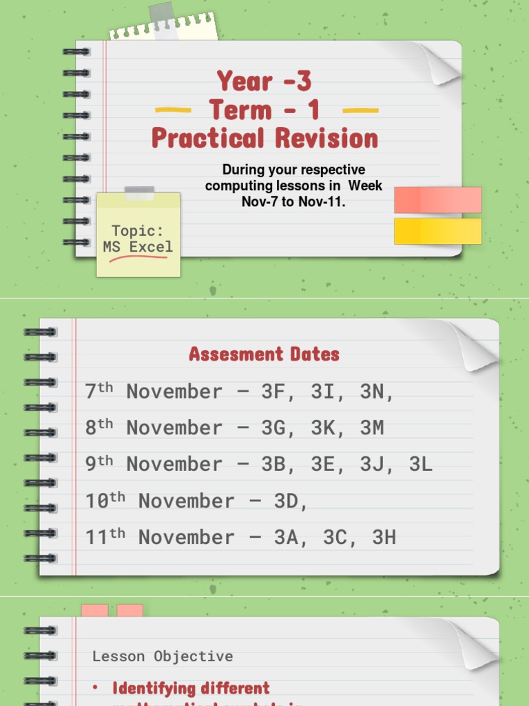 MS Excel Assessment Preparation: Formulas, Cell References, and Basic ...