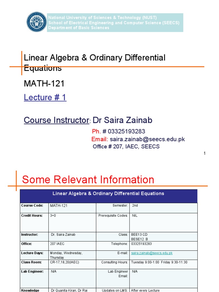 Lecture 1 Matices 1 | PDF | Matrix (Mathematics) | Linear Algebra