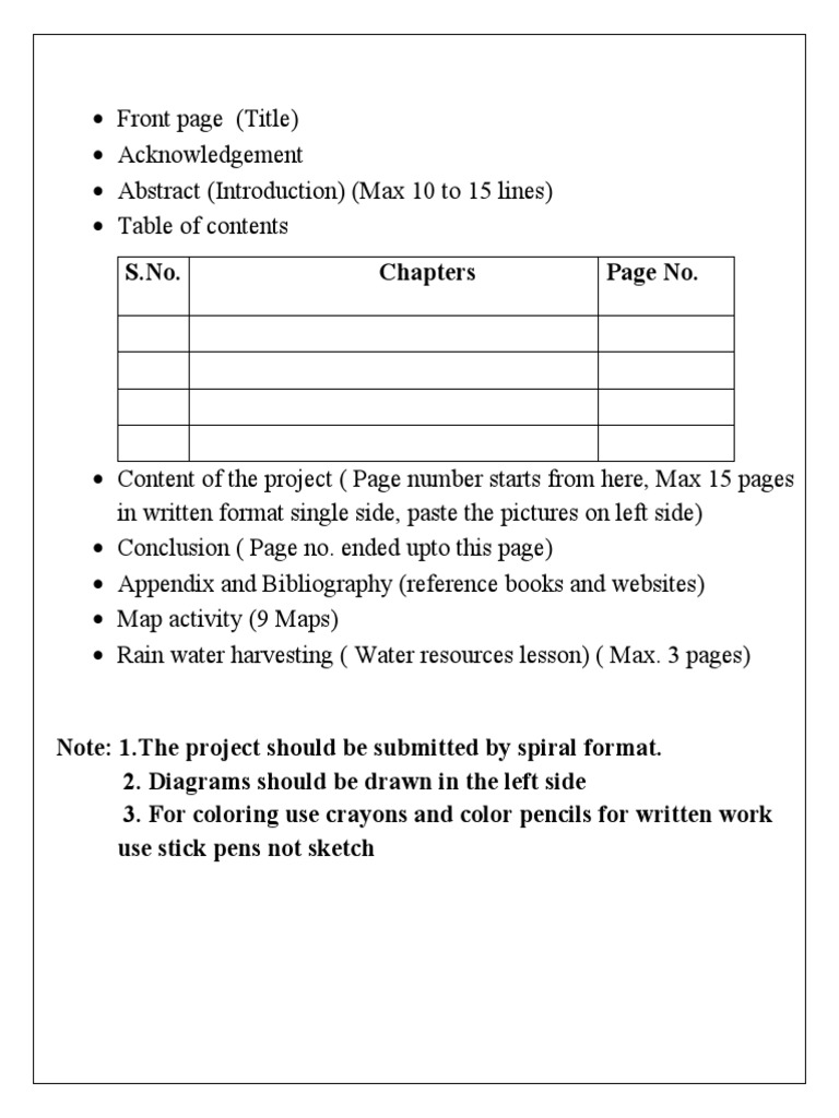 3.SST Project Format | PDF