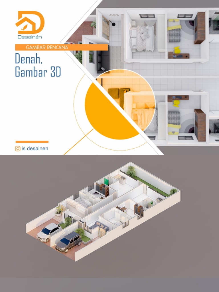 Denah 2D & 3D - Full | PDF