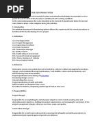 Earth Dam Construction Method Statement | PDF | Concrete | Surveying