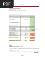 PSV Reaction Force Calculation | PDF