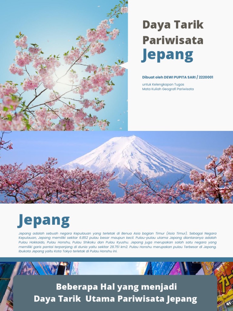 Daya Tarik Pariwisata | PDF