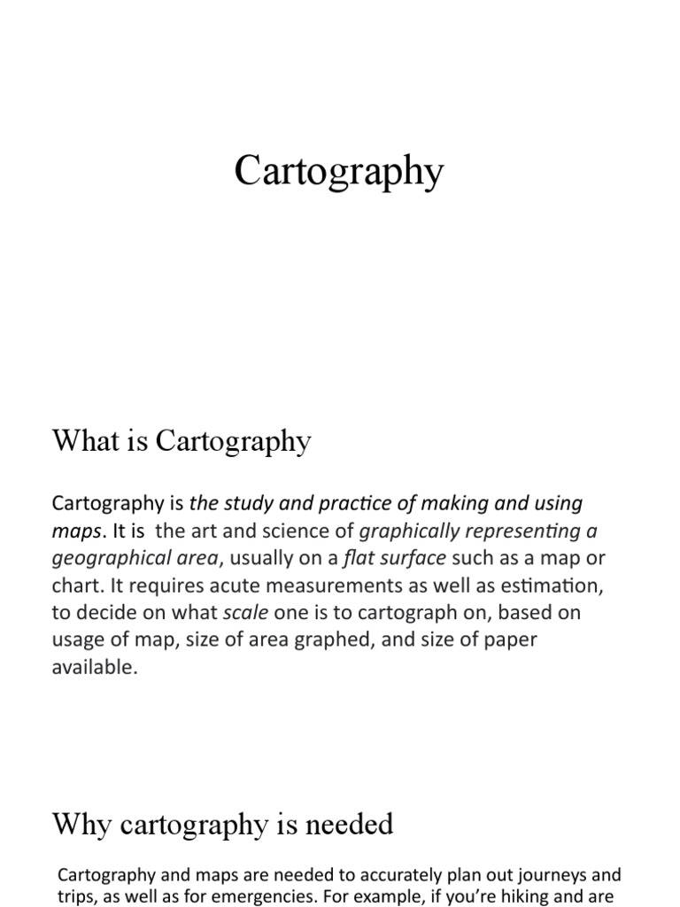 An Introduction to Cartography: The Study and Practice of Mapmaking ...