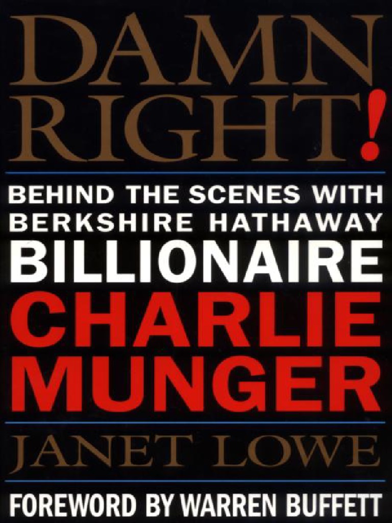 Damn Right | PDF | Warren Buffett