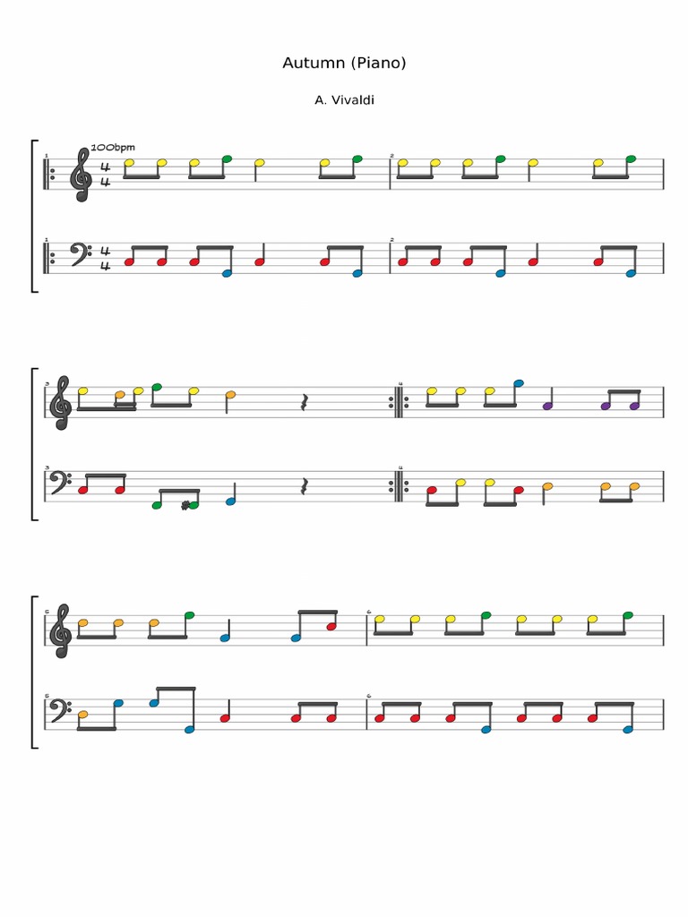 Autumn (Piano) | PDF