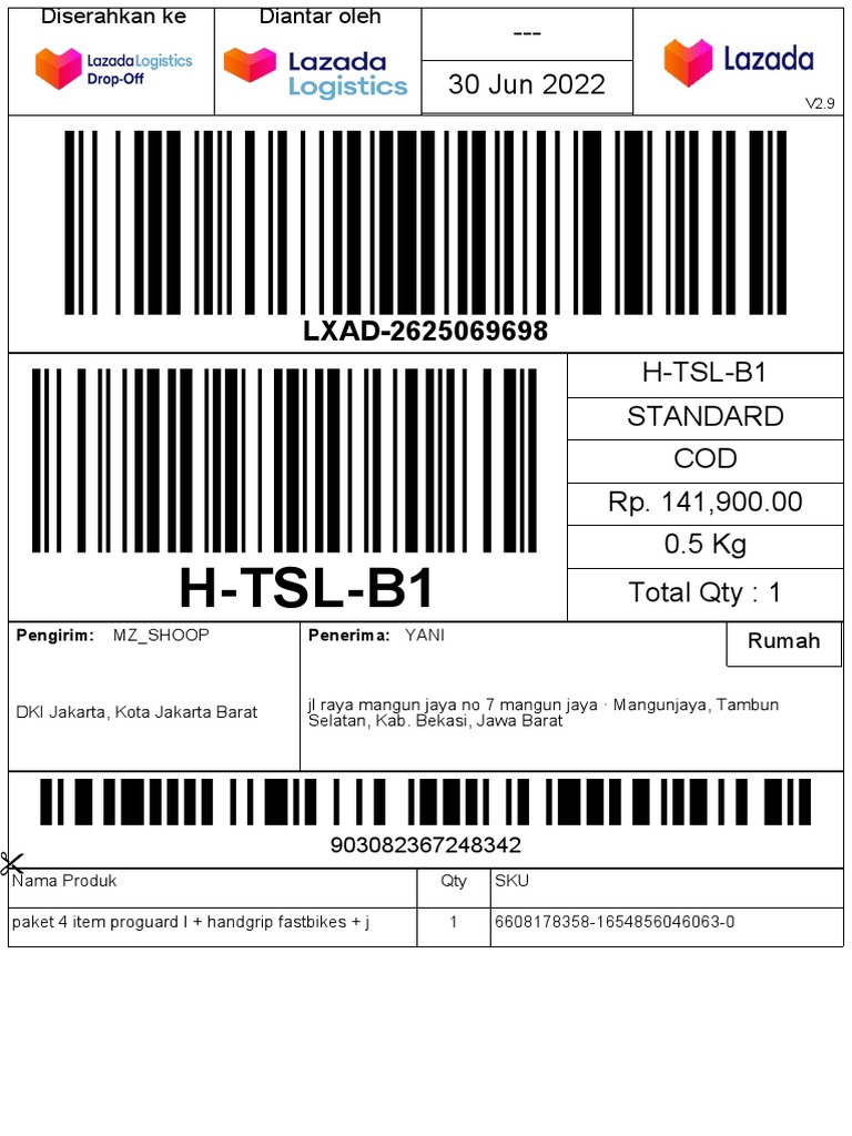 Pembelian Paket Proguard dan Handgrip | PDF