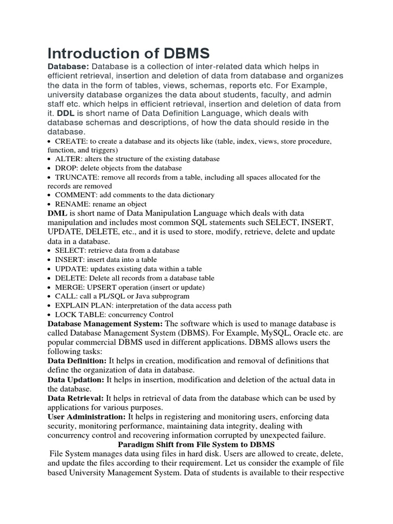 Unit 1 | PDF | Databases | Conceptual Model