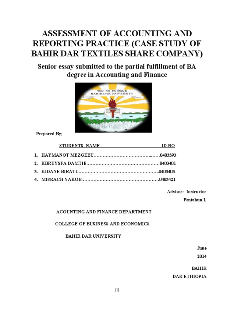 Accounting and Reporting Practice | PDF | Accounting | Financial Statement