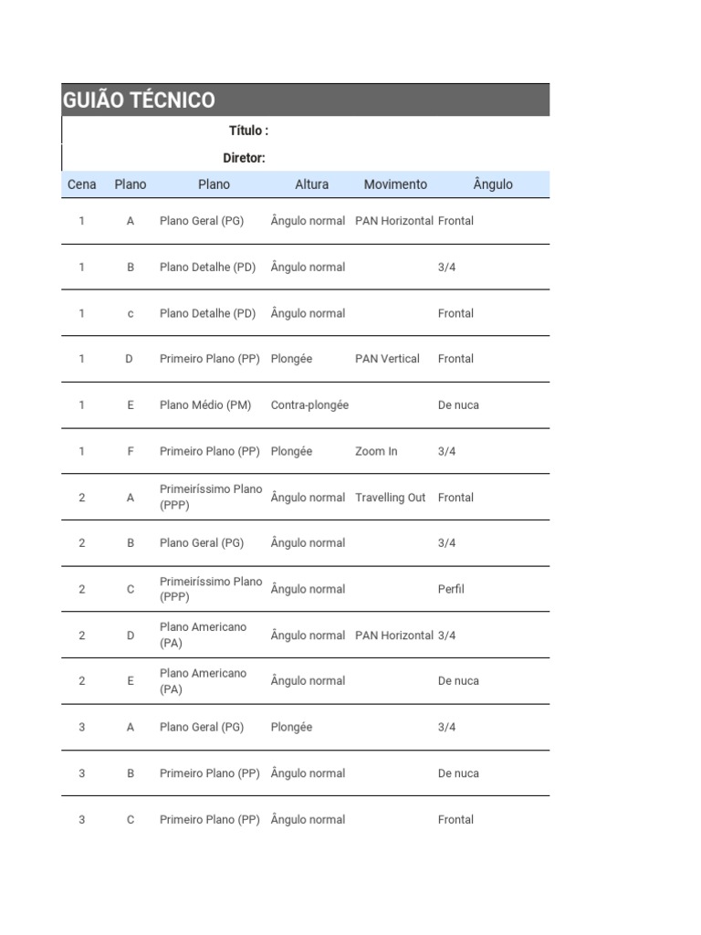 Cópia de Guião Técnico - Modelo | PDF