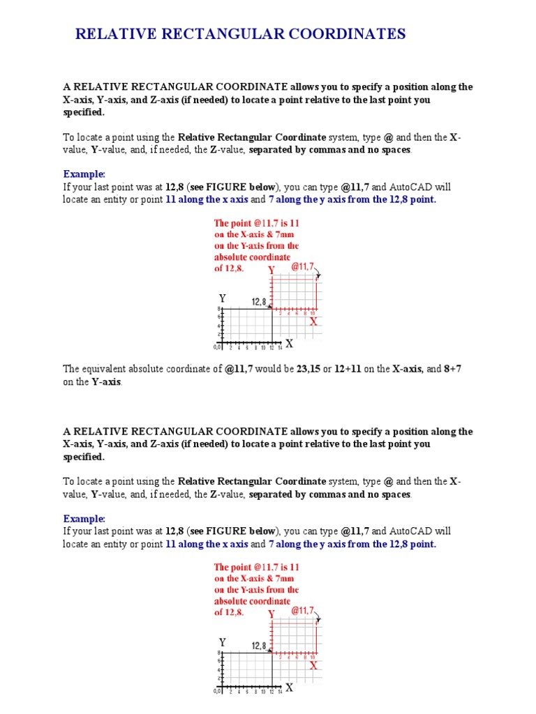 Relative Rectangular Coordinates Pdf