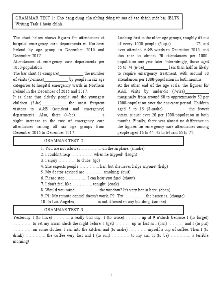 Grammar (Handout) | PDF