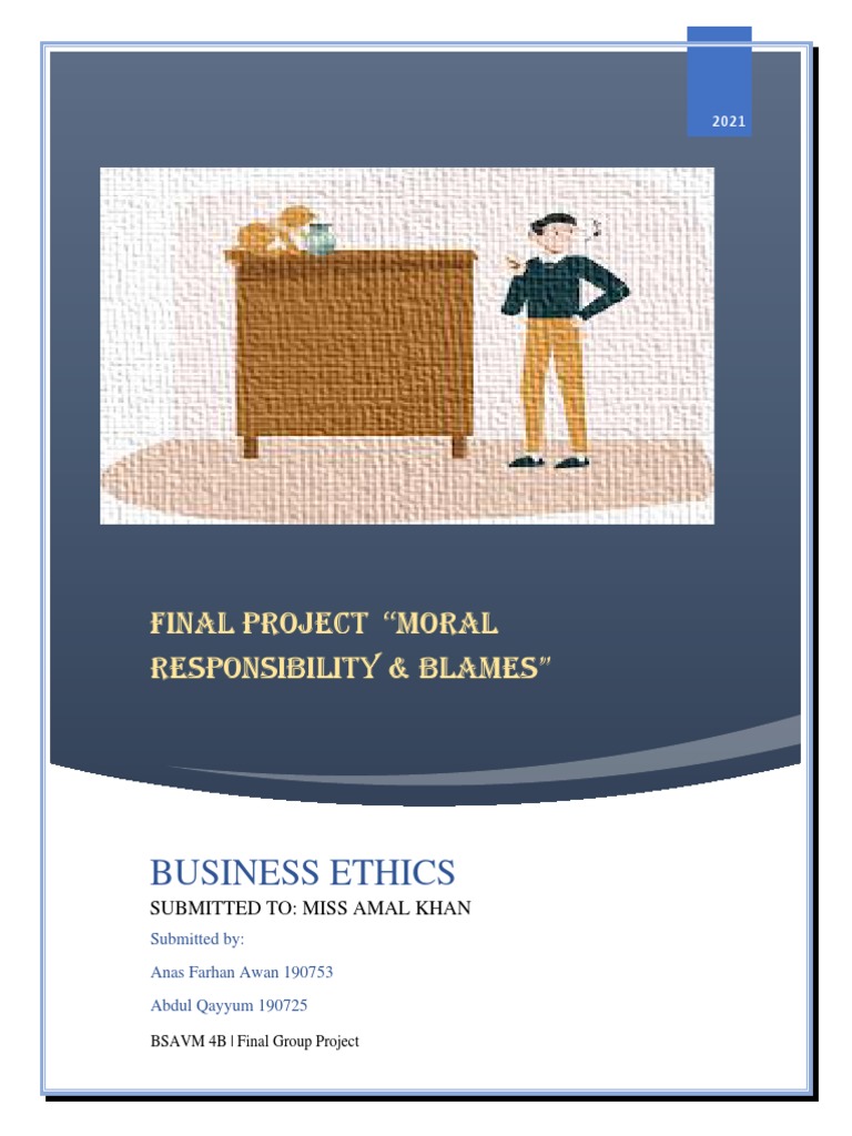 Business Ethics (Final Project) | PDF | Food And Drink