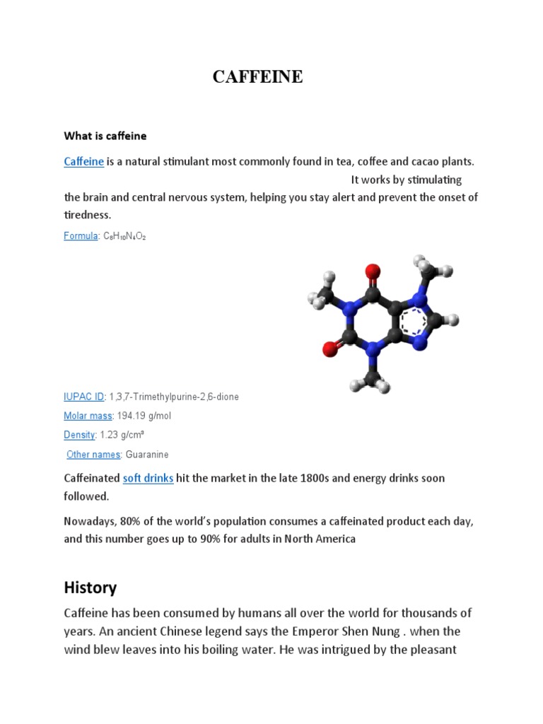Biology | PDF | Caffeine | Coffee