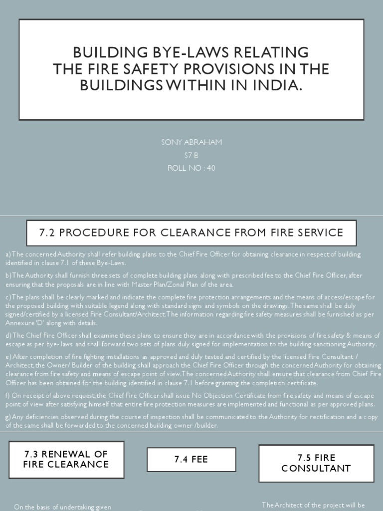 Building Fire Safety Bye-Laws | PDF | Stairs | Elevator