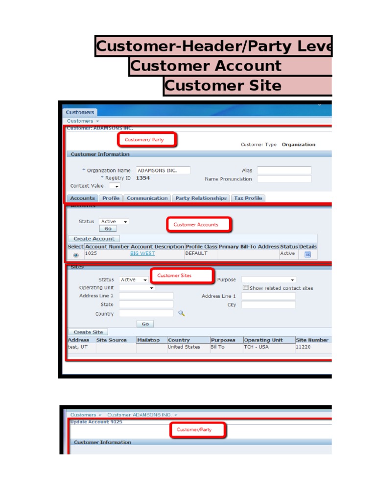 R12 - Oracle Customer Fields | PDF | Debits And Credits | Invoice