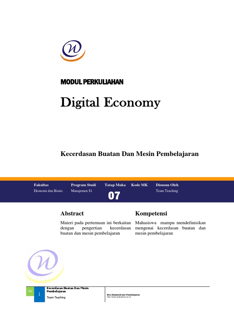 Modul Pertemuan K 7 | PDF