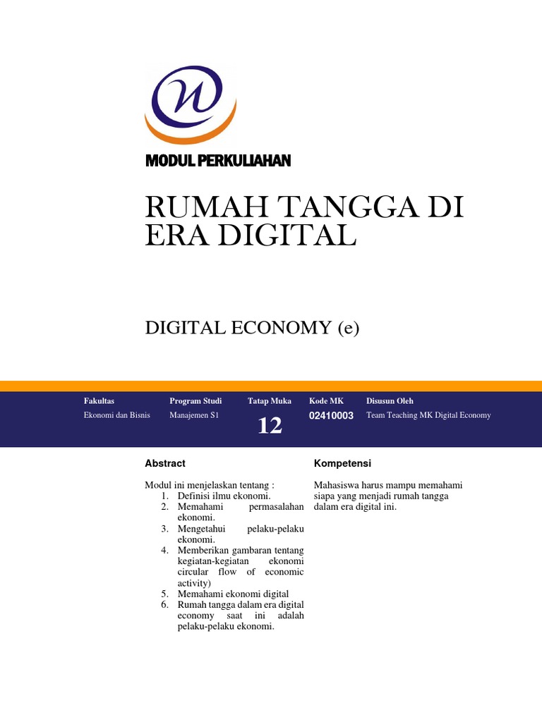 Modul Pertemuan Ke 12 | PDF