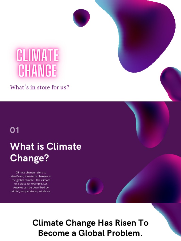 Climate Change Presentation | PDF