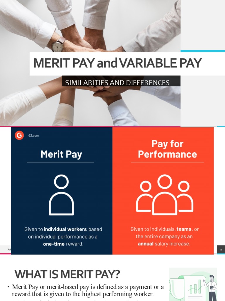 Merit Pay and Variable Pay | PDF | Workplace | Expense
