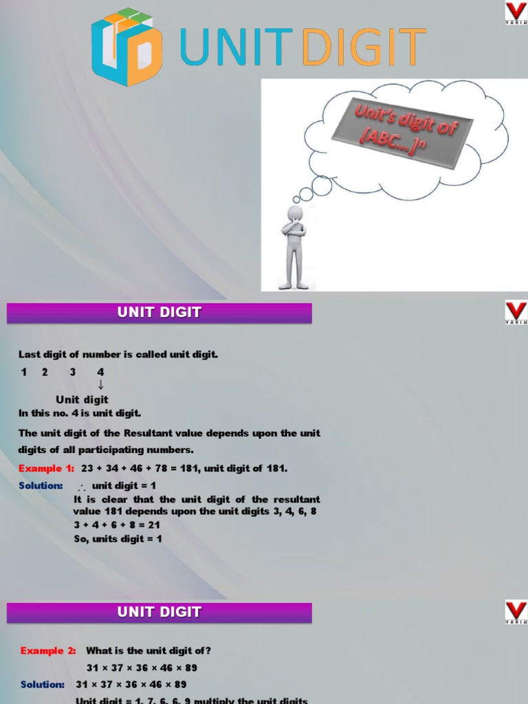 Unit_Digit_&_Last_two_Digits__classroom | PDF | Numbers | Mathematical Notation