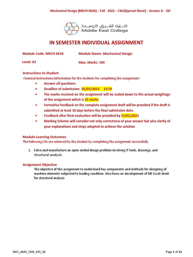 Assignment 2 QP | PDF | Evaluation | Theory