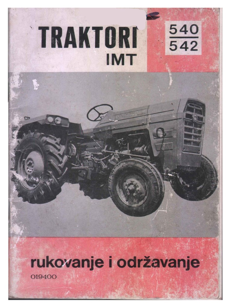 IMT 540 - 542 - Rukovanje i održavanje | PDF