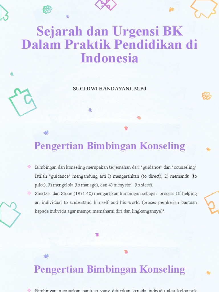 Sejarah Dan Urgensi BK | PDF