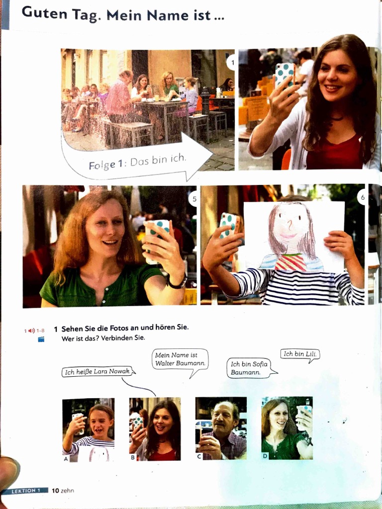 A1.1 Lektion 1 Kursbuch | PDF