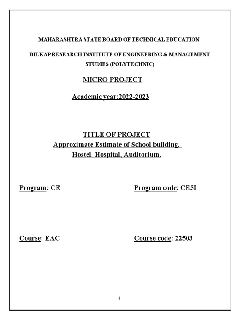 Asha Chuhan EAC MICRO-PROJECT | PDF | Volume | Basement