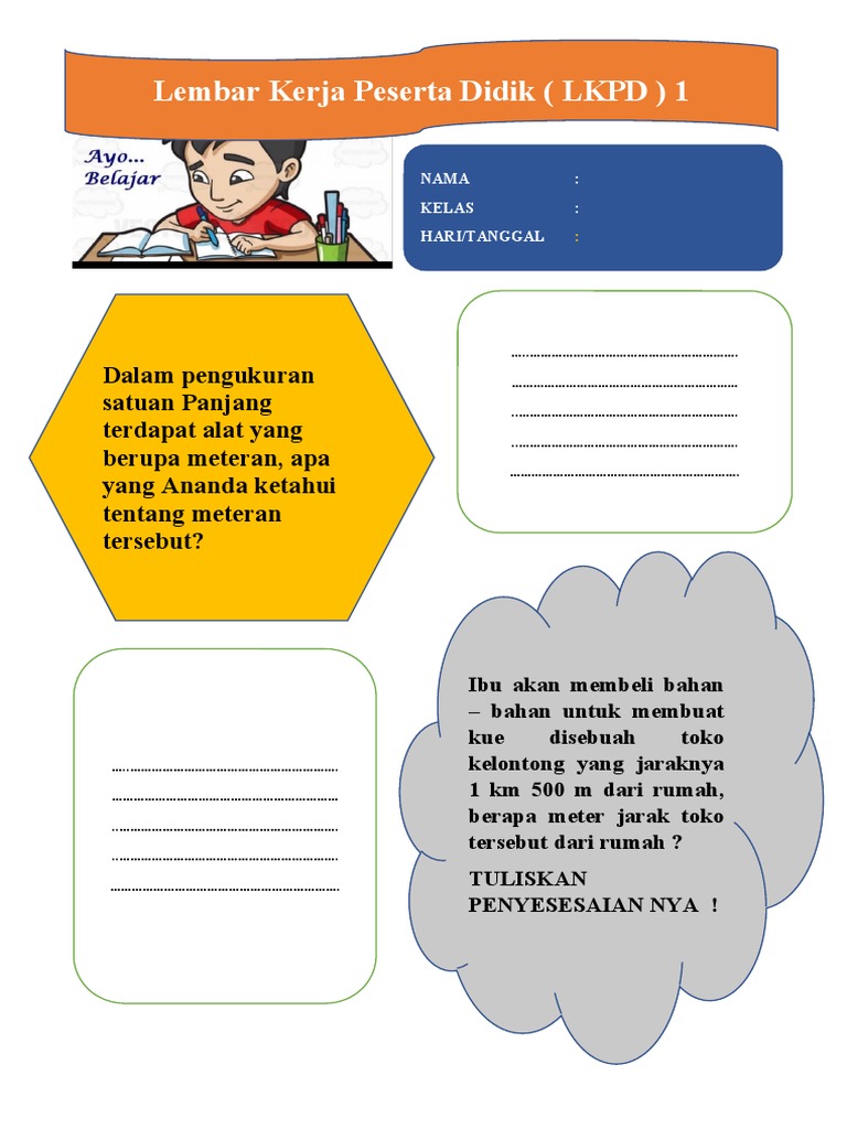 LKPD (Panjang) SIKLUS 1 PERTEMUAN 1 Revisi | PDF