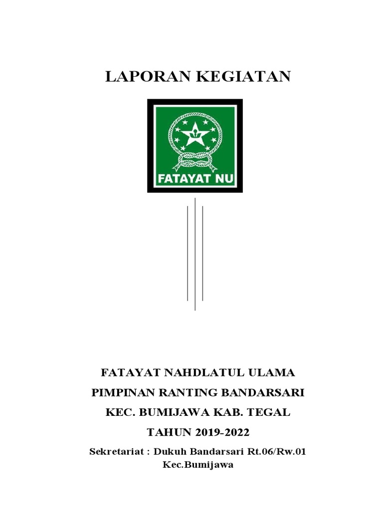 Laporan Kegiatan PAR Fatayat Bandarsari 2019-2022 | PDF