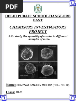 Class 12 Chemistry Project On Quantity of Casein in Milk | PDF ...