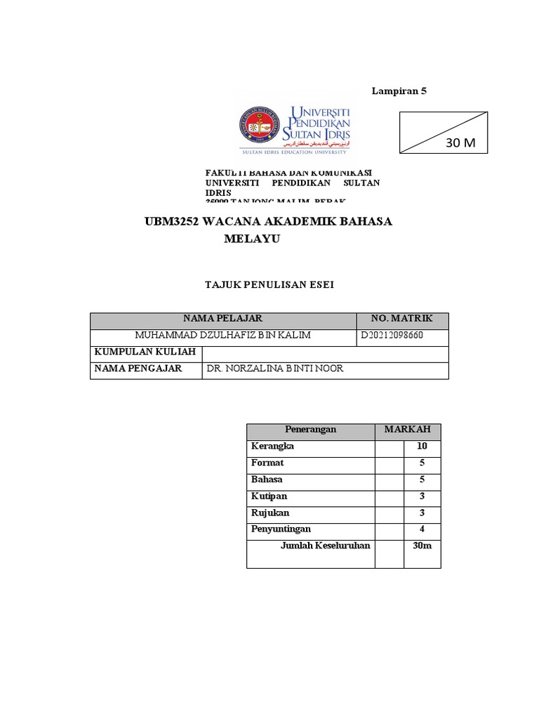 Suntingan Esei | PDF