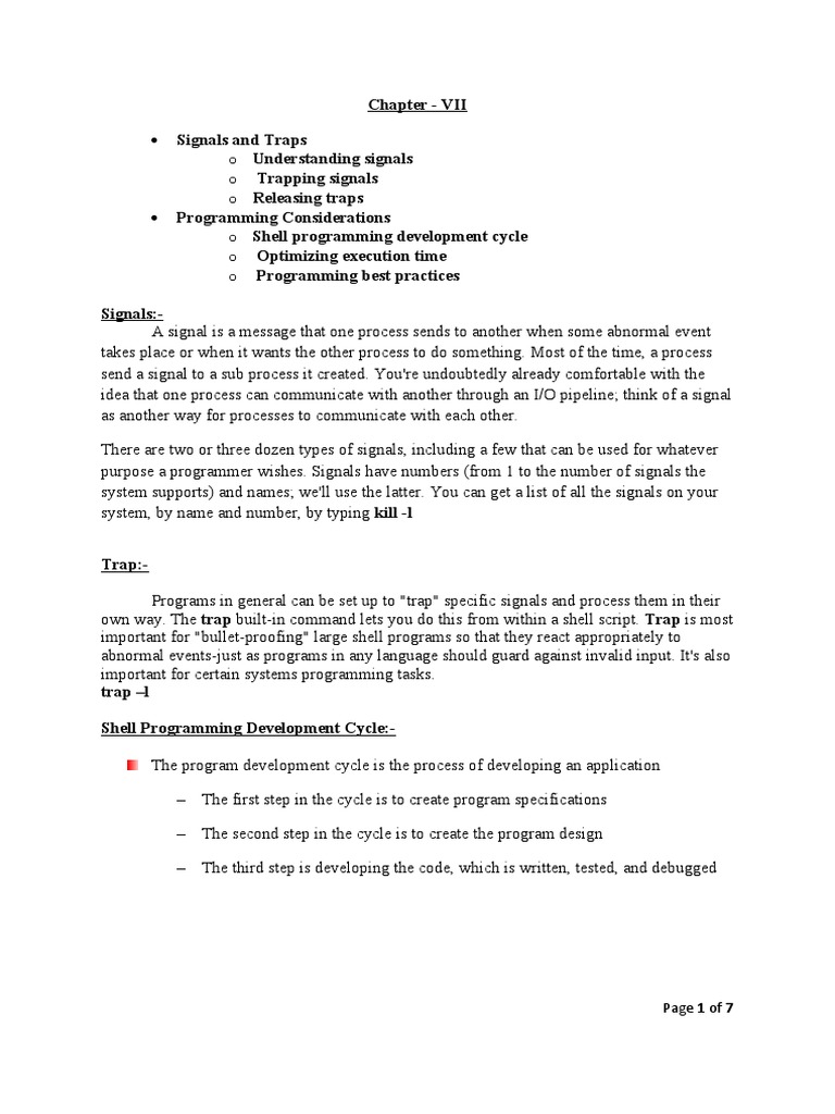 Lab Unit 7 Handout Pdf Unix Command Line Interface 3971