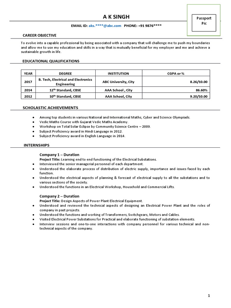 Electrical Engineer Resume Sample | PDF | Computing