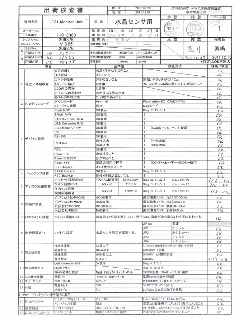 Lt31 Monitor Unit | PDF
