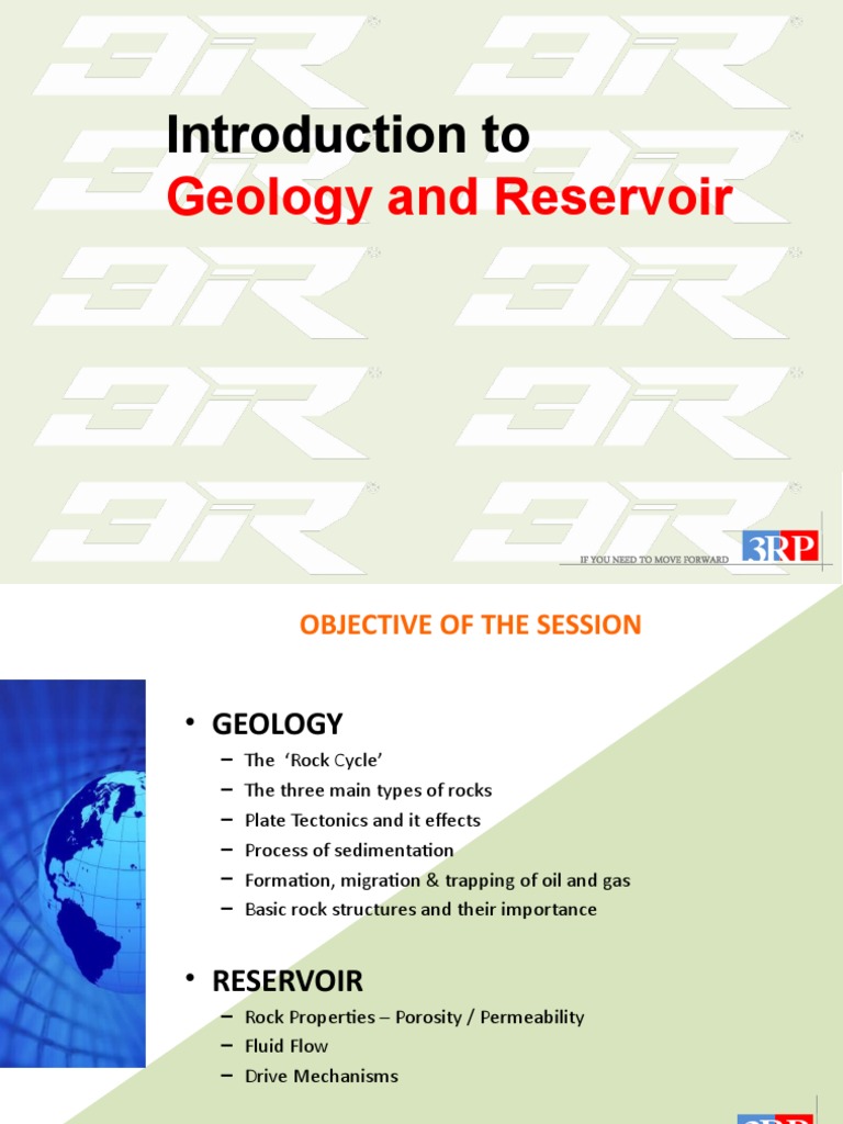 Intro. To Geology and Reservoir | PDF | Petroleum Reservoir | Rock ...